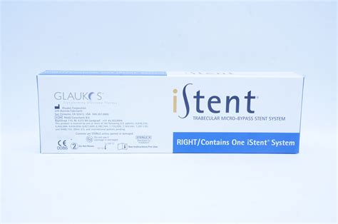 Glaukos Gts100r Istent Trabecular Micro Bypass Stnt System X