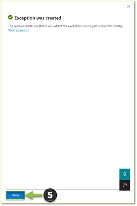 Defender Vulnerability Management Exception Action