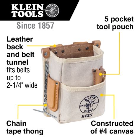 Tool Pouch Canvas 5 Pockets 378797 5243 Your