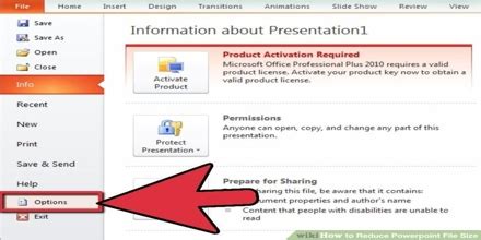 Reducing File Size In PowerPoint Assignment Point