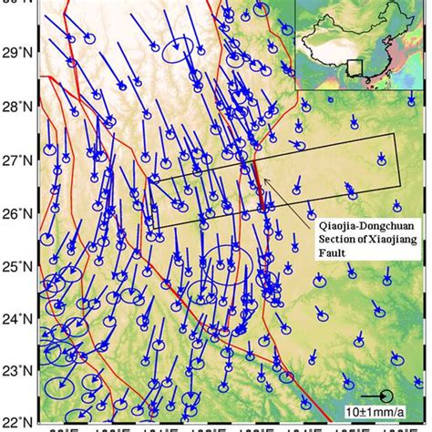Gnss Velocity Fields In The Sichuan Yunnan Area Based On Mainland Download Scientific Diagram