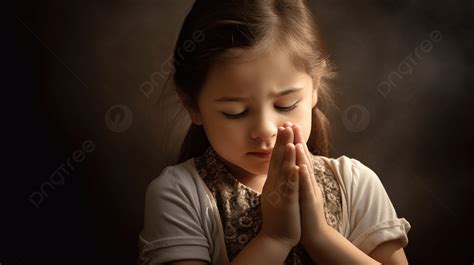 닫힌 손으로 기도하는 어린 소녀 기도를 위한 그림 기도 파워포인트 기도 배경 일러스트 및 사진 무료 다운로드 Pngtree