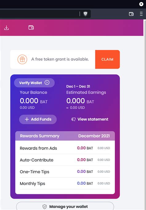 Ad Earnings Claim Buttons Cannot Be Clicked And Are Unresponsive · Issue 19211 · Bravebrave