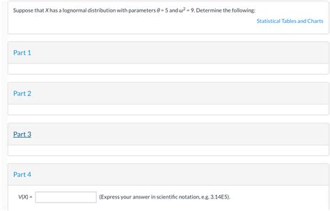 solved suppose that x has a lognormal distribution with
