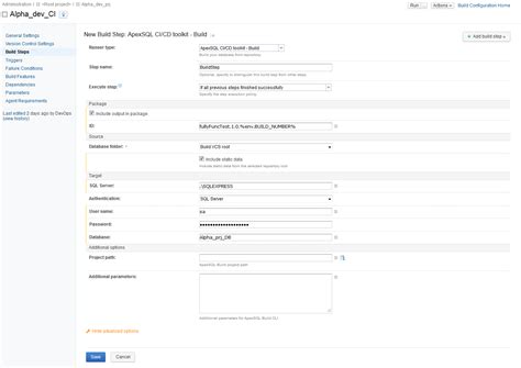 Whats New In Apexsql Cicd Toolkit Teamcity Build Server Plugin