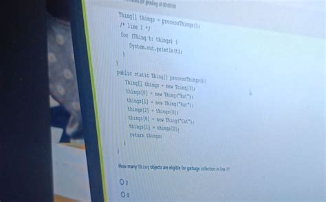 Java Thing Things Processthings Line 1 For Thing T Things