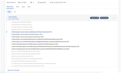Camera Android Crash With Exception Cameraerror 3 Cancelrequest