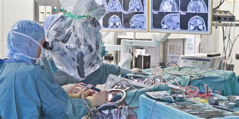 6 Modern Day Operating Room With A Surgical Microscope Intraoperative Download Scientific