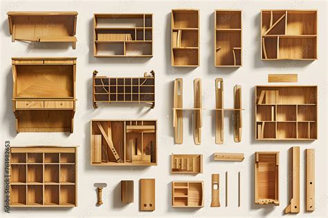 Step By Step Illustrated Instructions For Assembling A Wooden Bookshelf
