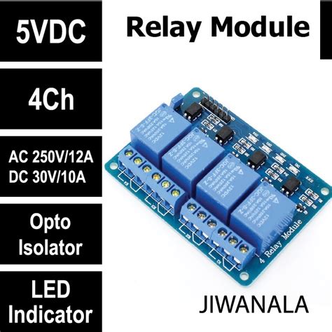 Jual Relay Modul V Ch Channel Arduino Esp Nodemcu Shopee Indonesia