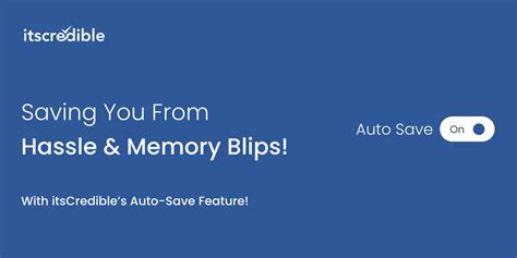 New Feature Update AutoSave Itscredible