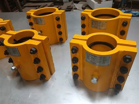 2 Inches Ms Pipeline Leak Repair Clamp Manufacturer And Exporter Heavy