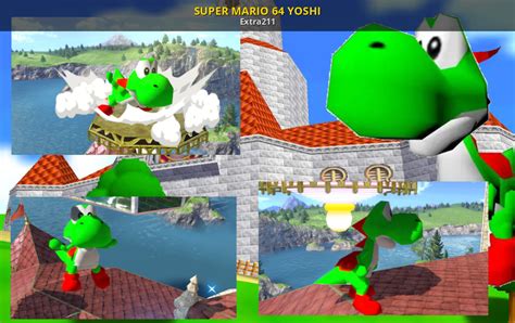 Super Mario 64 Yoshi Mod For Super Smash Bros Ultimate Ssbu Mods