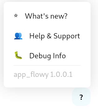 Bug Wrong App Version In Help And Support Popup Issue AppFlowy IO AppFlowy GitHub
