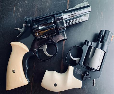 N And J Frame Differences Both 357 R Revolvers