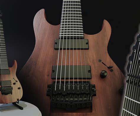 Artstation Ibanez 8 String Electric Guitar Resources