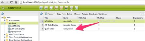 query editor tool aem tutorials for beginners