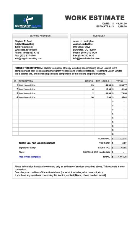 Quotation Format