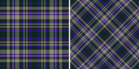 Background Texture Check Fabric Pattern Seamless Tartan Vector Textile Plaid Vector