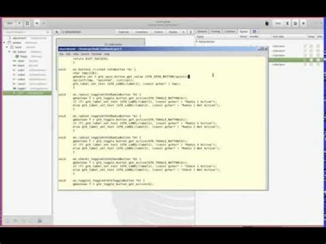 Linux Gtk Glade Programming Part Adding Toggle And Spin Buttons YouTube