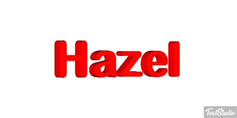 Hazel Name Animated  Logo Designs