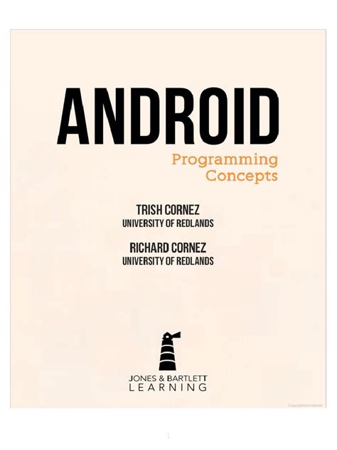 Android Programming Concepts Pdf