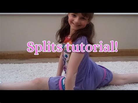 Front Splits Tutorial Splits YouTube