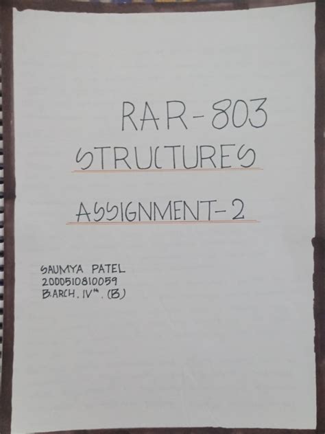 Structure Assignment 2 Pdf