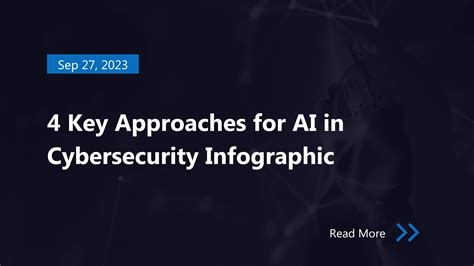 4 Key Approaches For Ai In Cybersecurity Infographic Black Cell