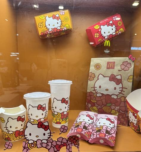 Hello Kitty X Mcdonalds Emquartier Bangkok Hello Kitty Themes