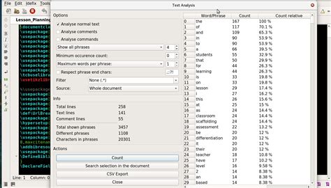 packages is there any way to do a correct word count of a latex