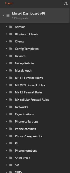 Solved Api Collection The Meraki Community