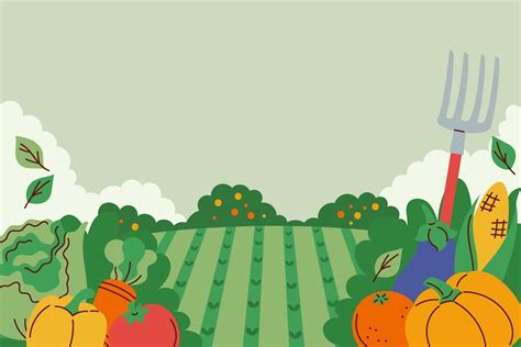 Premium Vector Hand Drawn Agriculture Background