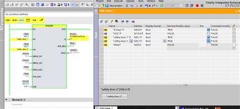 Safety Door Interlock PLC Program