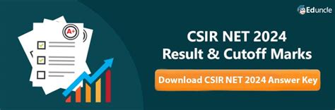 CSIR NET Result Cut Off Scorecard Cut Off Marks