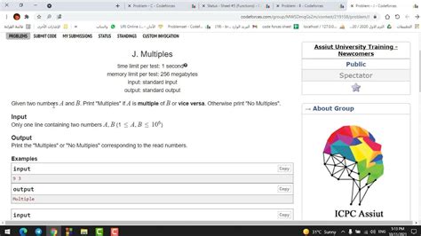 J Multiples Codeforces Solution Youtube