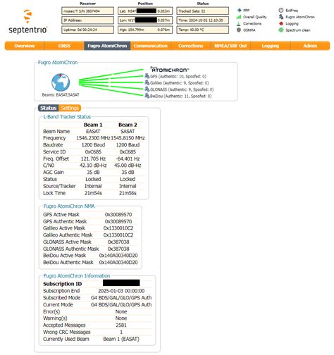 Fugro Atomichron® Product Manual Sparkpnt Gnssdo