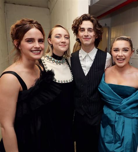 Timothee Chalamet And Emma Watson The Cast Celebrity The Prettiest