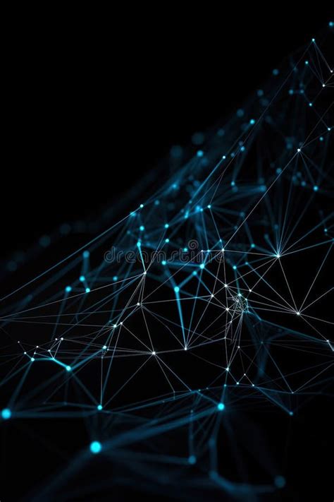 Abstract Digital Network Connection Background Big Data Background