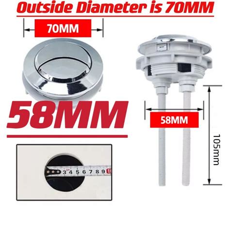 38MM 48MM 58MM TOILET PUSH FLUSH CHROMED PRESS BUTTON Shopee Malaysia