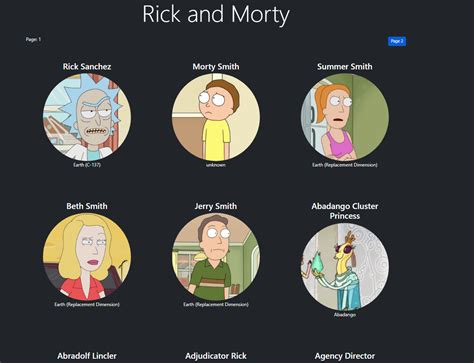 Github Anibal Alpizarreact Rick And Morty Api