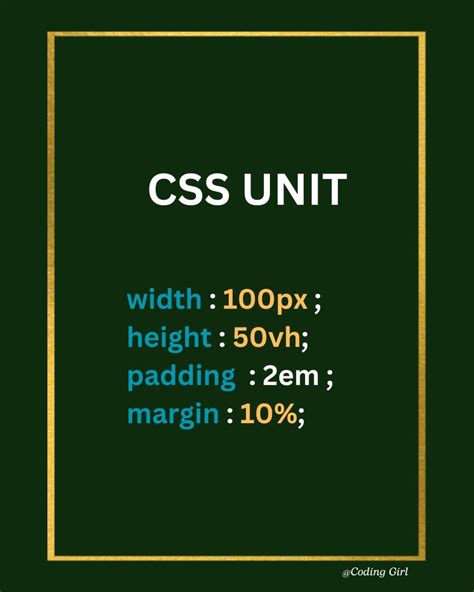 Coding Girl Css Unit Facebook