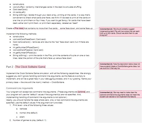 overview you are to write a program that simulates
