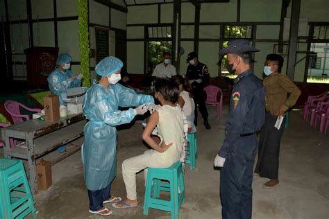 မတ္တရာမြို့နယ်၌ ၁၈နှစ်အထက် ပြည်သူ ၄၀၃၄၇ ဦးအား ကိုဗစ် ၁၉ ရောဂါကာကွယ်ဆေး ထိုးနှံပေး ပြီးဖြစ