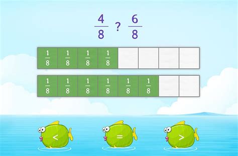 3rd Grade Math Fractions Games Splashlearn