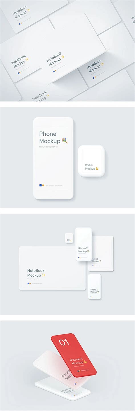 流行ui面试作品集网页app界面爱疯手机样机psd格式sketch格式素材 淘宝网 花瓣网