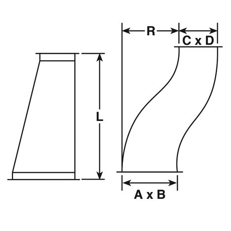 Reducing Offset Sheet Metal Connectors Inc