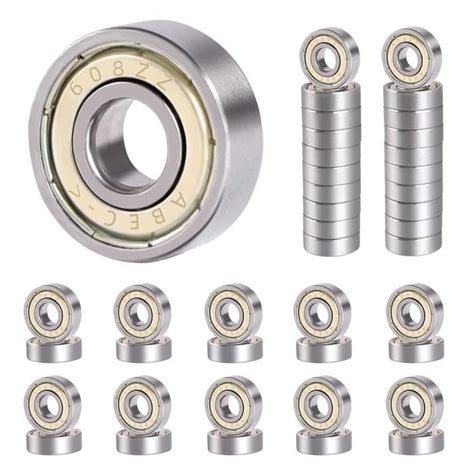 40 Pièces Roulement A Bille 608 Zz 8x22x7 Billes Roulement Skateboard