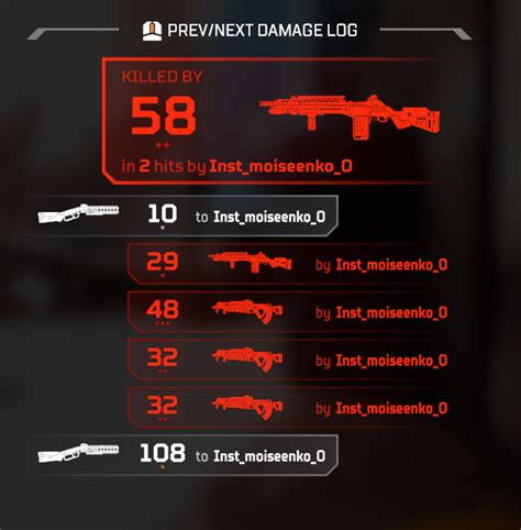 Pretty New To Apex But I Dont Understand Why I Did 108 Damage Then Only