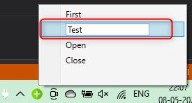 C Wpf Textbox Does Not Allows Input When It Is Displayed In Context Menu On System Tray